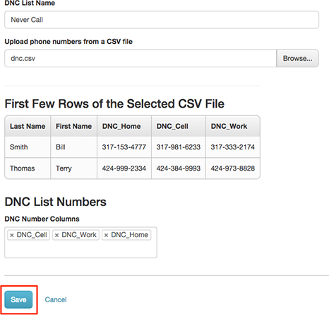 Crear una nueva lista interna de DNC - Genesys Cloud Centro de recursos